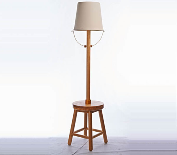 Modern Style Wooden Floor Lamp with four Legs - Wood friends lighting ...