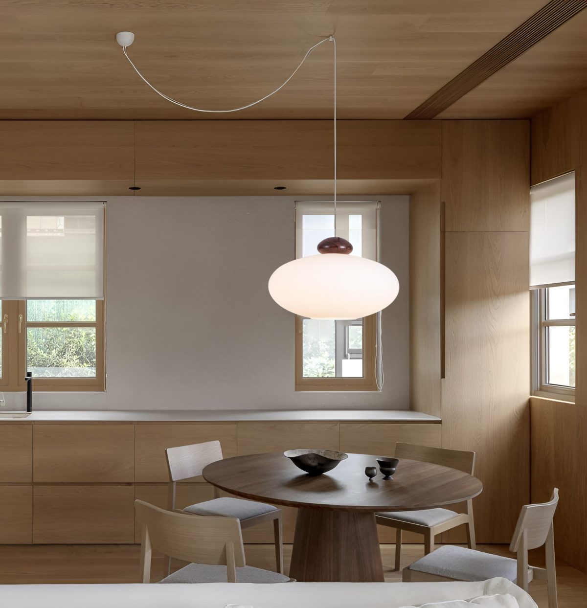 Summer New Designs: Soft Glass with Wood Lamp Design - Wood friends ...