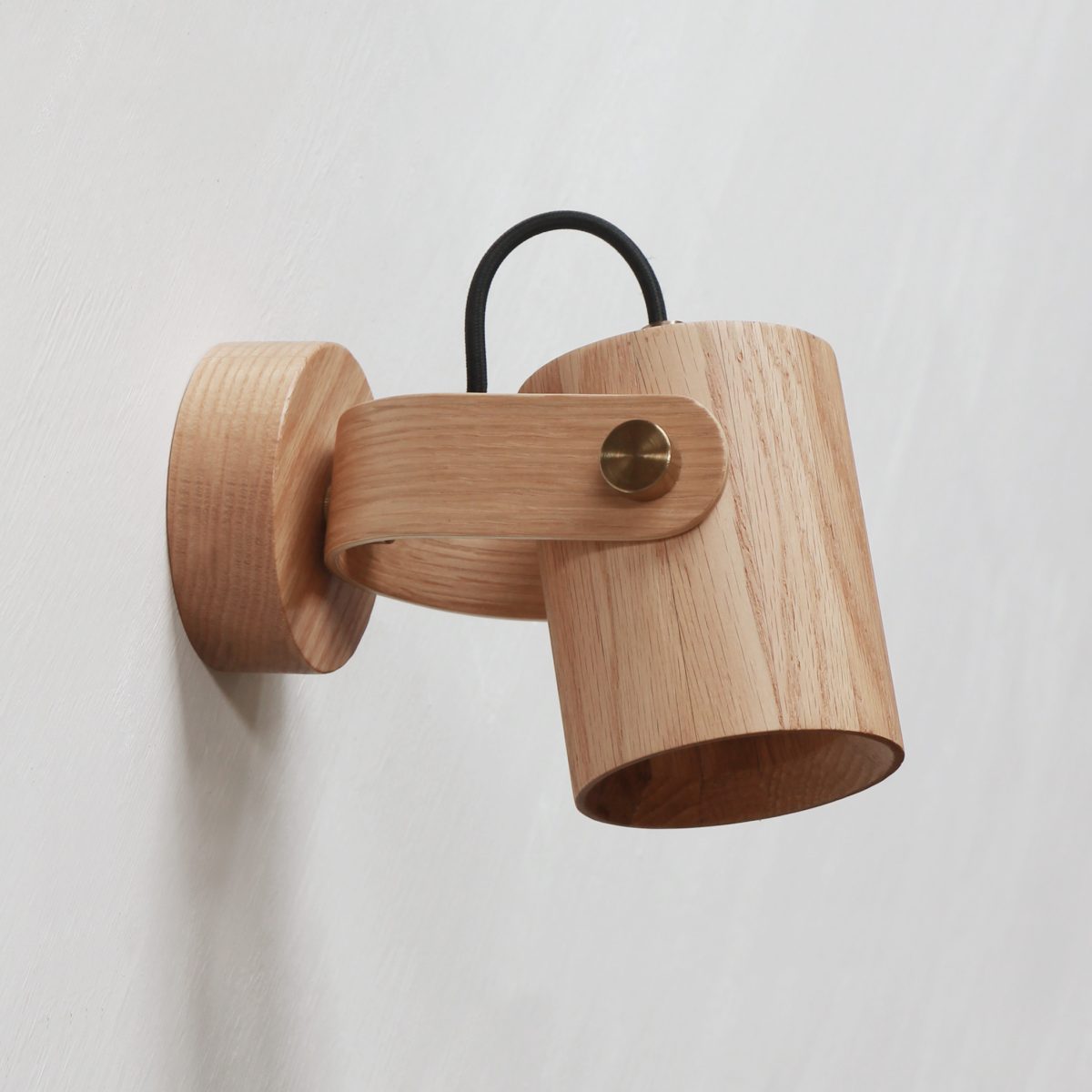 Solid Wood Adjustable Wall Lamp - Wood friends lighting - specialize in ...